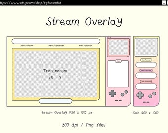 Gameboy Stream Overlay - Etsy