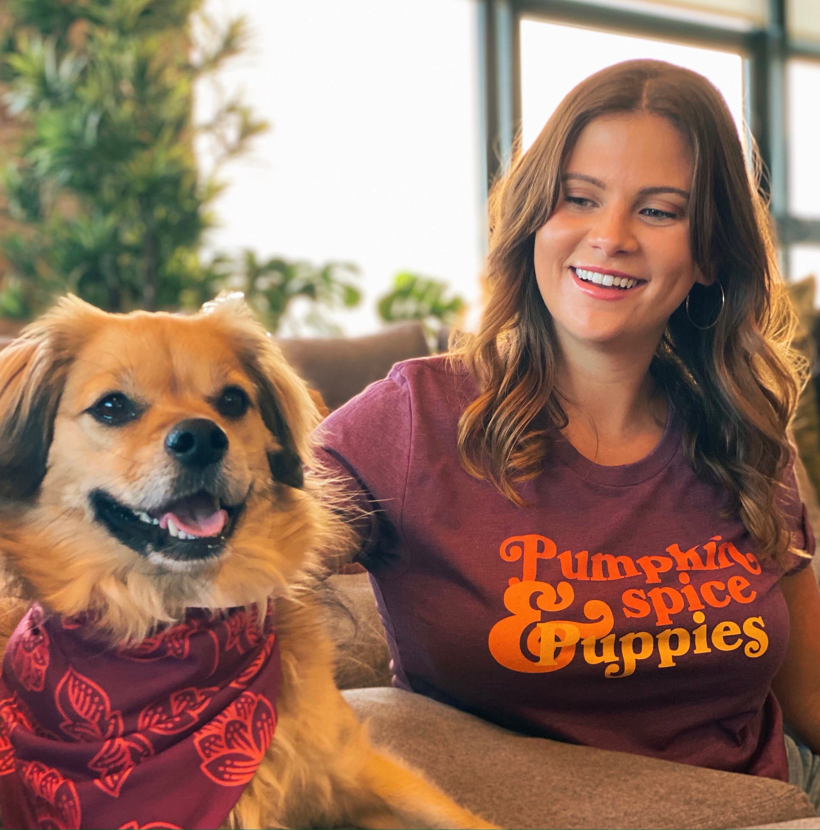 Pumpkin Spice & Puppies T-Shirt / Pumpkin Spice Shirt / Puppy - Etsy España