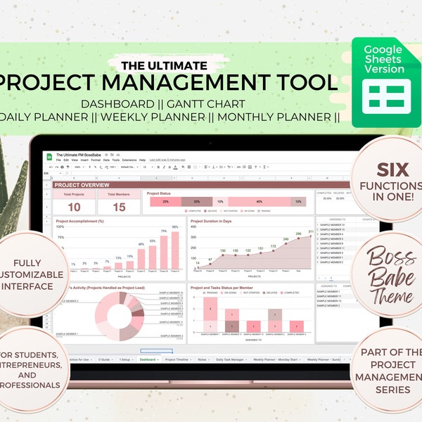 Task Management, Digital Project Planner, Team Management, To-do List ...