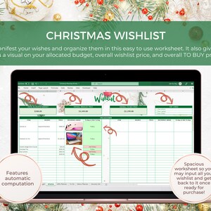 Christmas Budget Spreadsheet, Digital Christmas Planner, Christmas ...