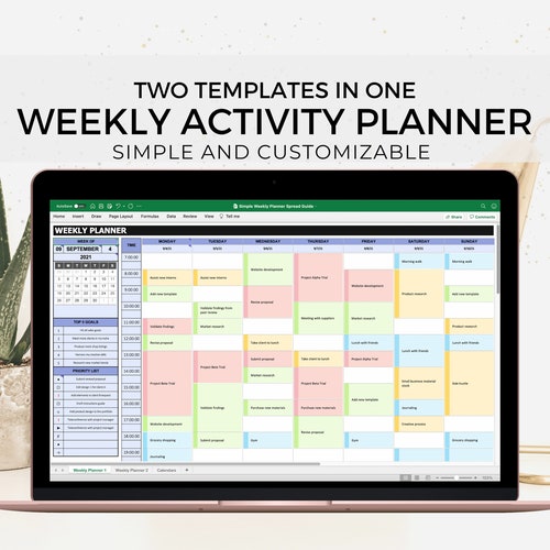 Excel Planner Template Digital Planner Bundle to Do List - Etsy
