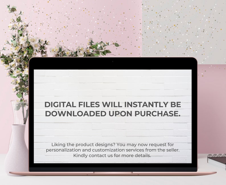 Desktop Wallpaper Organizer, Green Desktop Organizer, Minimalist ...