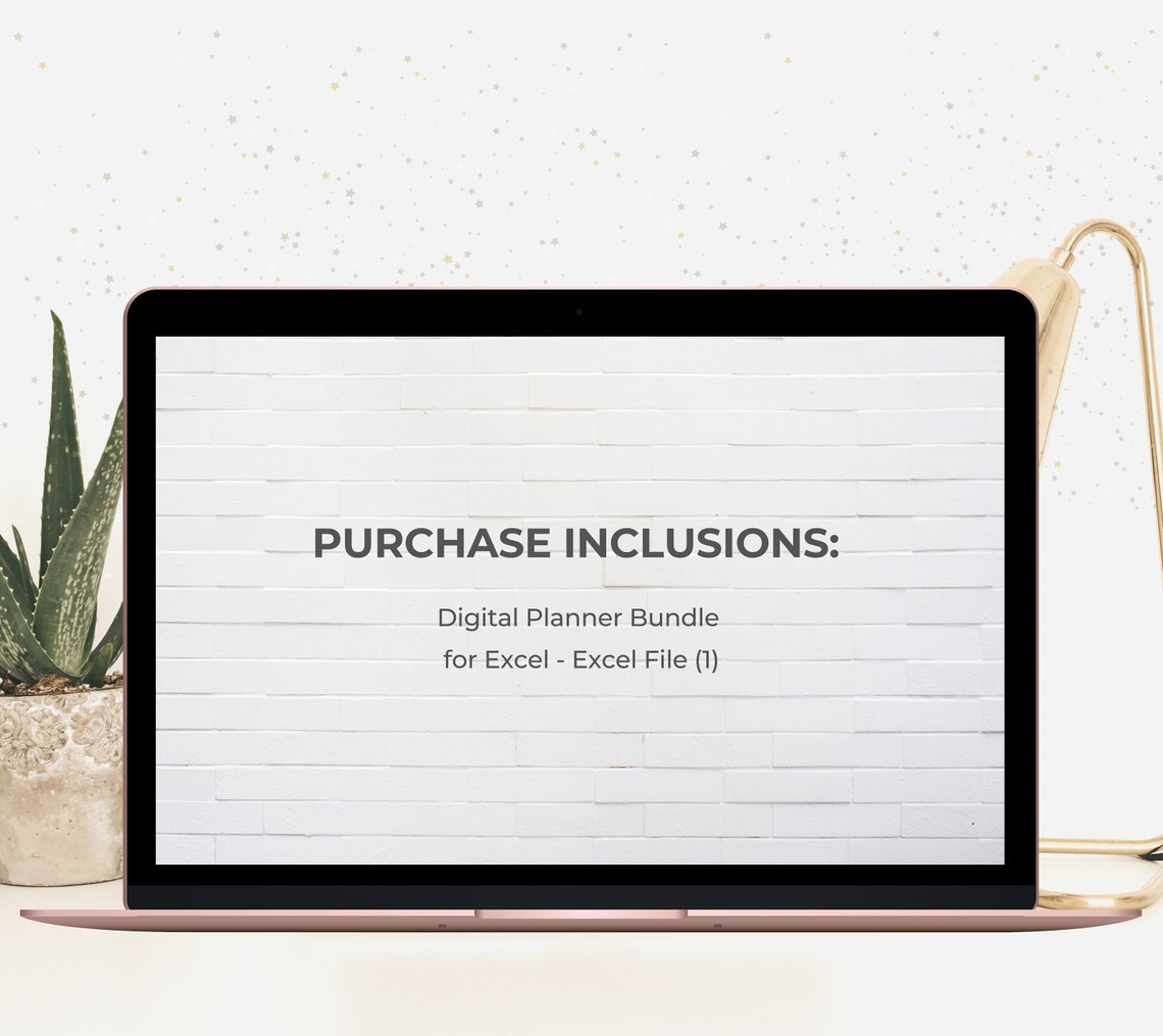 Excel Planner Template Digital Planner Bundle to Do List - Etsy