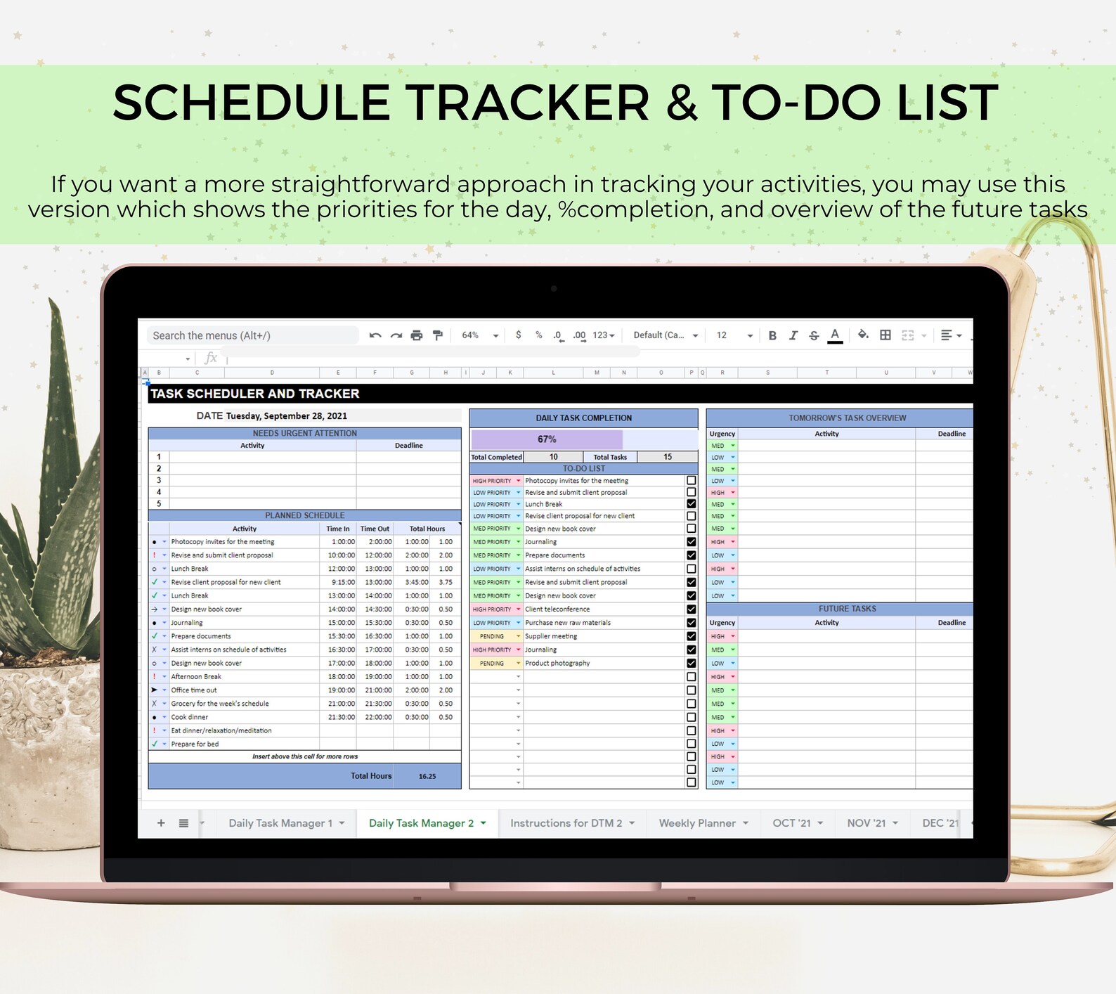 Google Sheets Project Management, the Ultimate Planner, Project ...