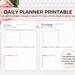 Daily Planner 2022, Daily Planner Printable, Digital Planner Undated ...