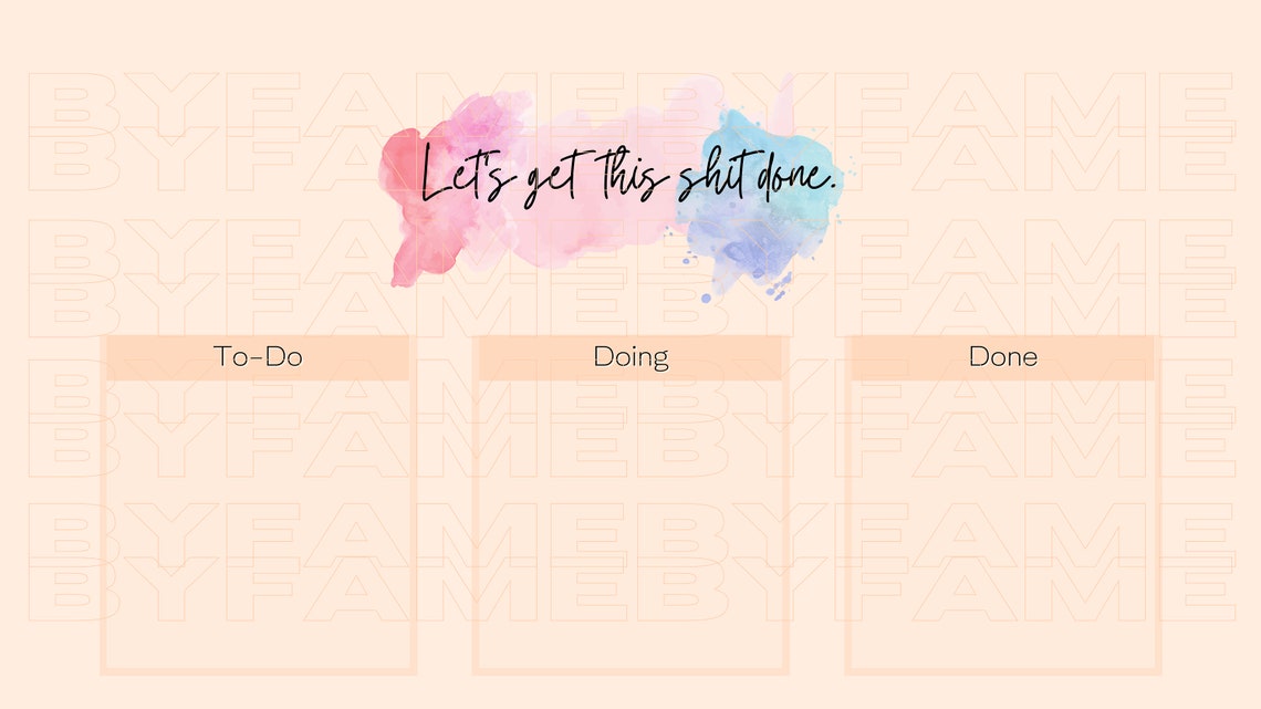 Watercolor Desktop Background, Desktop Organizer, Minimalist Background ...