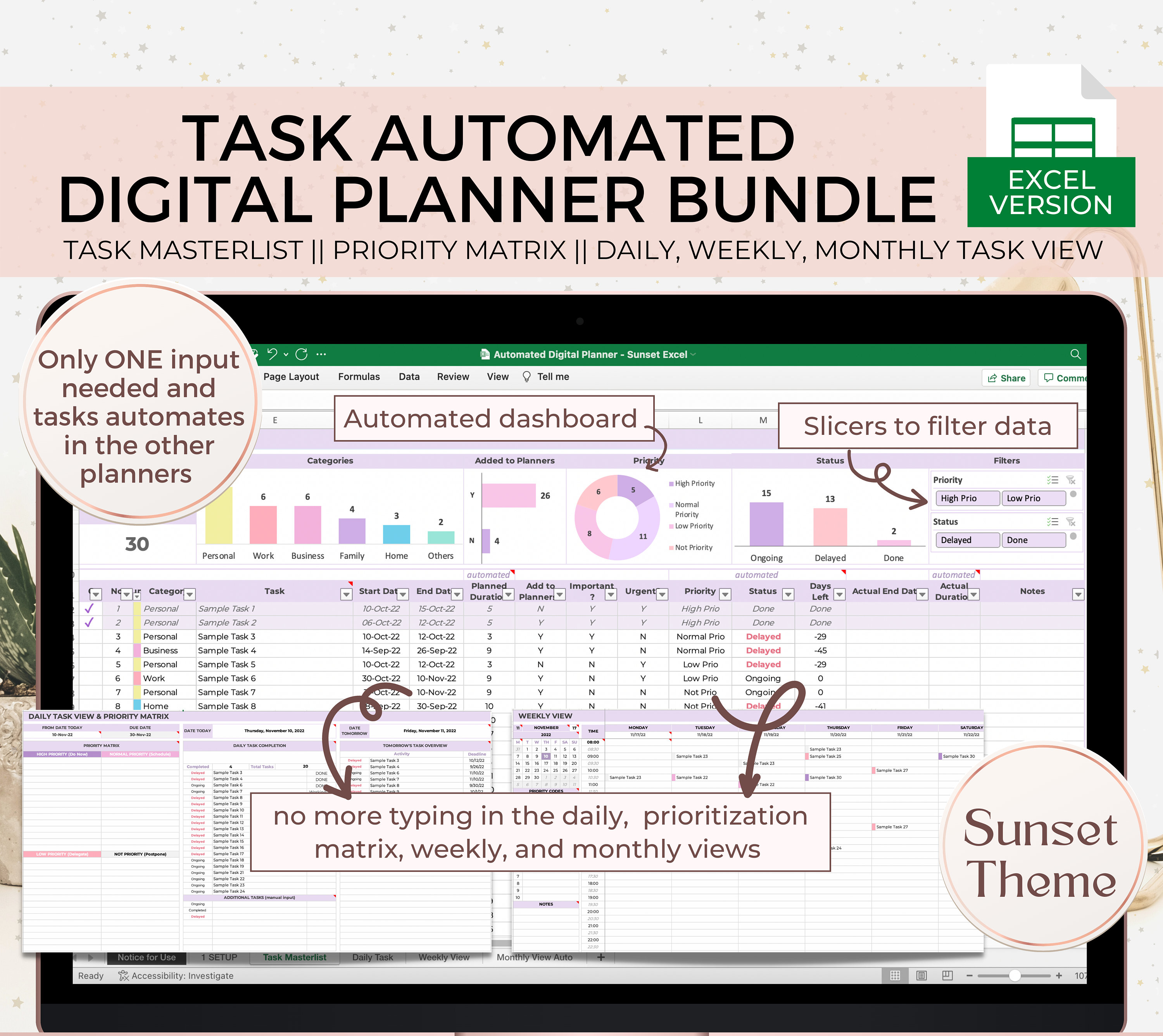Excel Task Scheduler Template Excel Task Scheduler Template