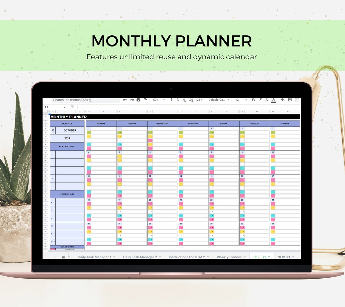 Google Sheets Project Management, the Ultimate Planner, Project ...