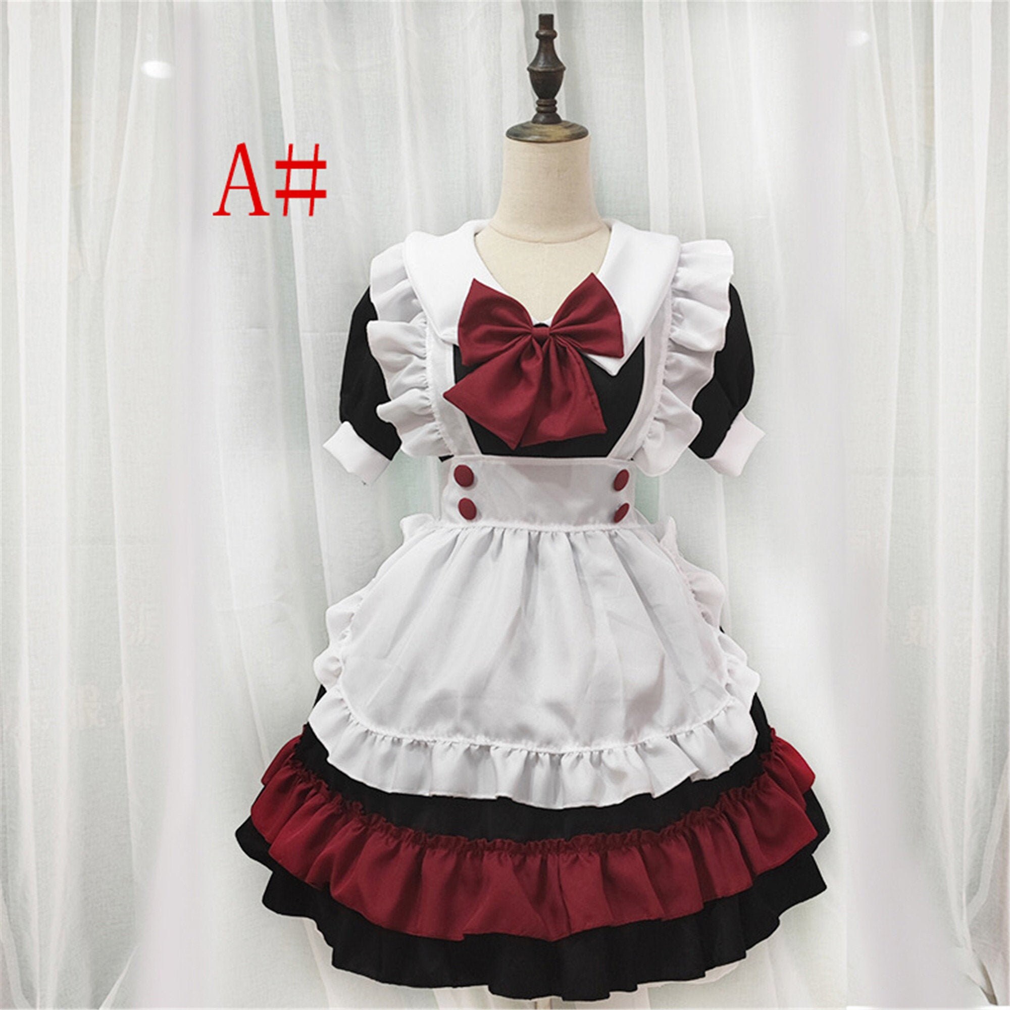 Vampire Devil Maid Cosplay Costume Lolitafashion Dress Maid | Etsy