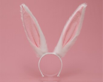 White Rabbit Ears | Etsy