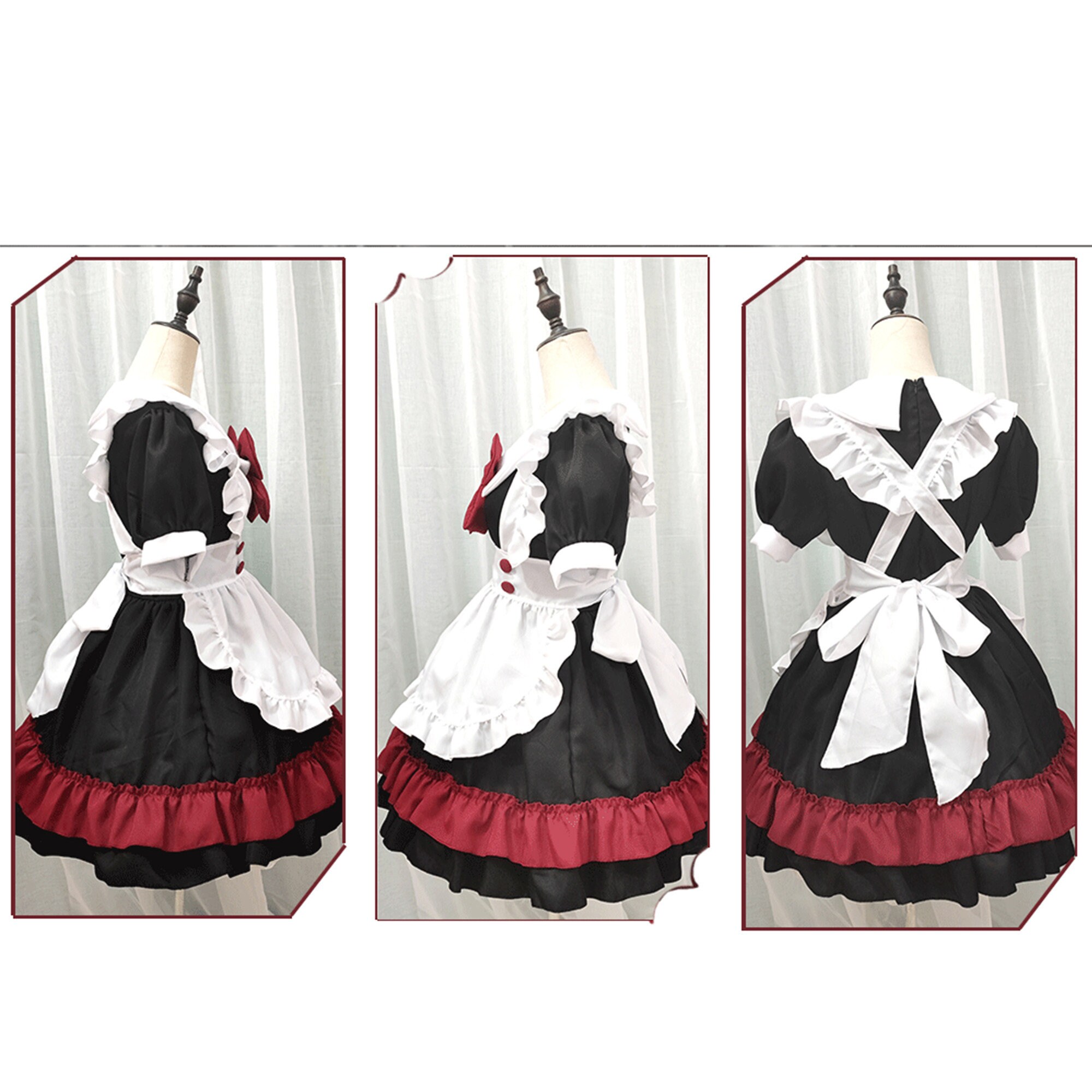 Vampire Devil Maid Cosplay Costume Lolitafashion Dress Maid | Etsy