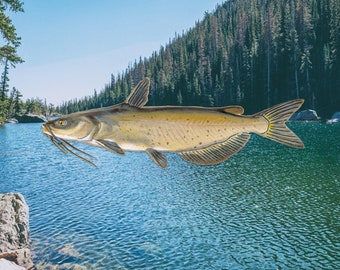 Metal Catfish Sign - Etsy