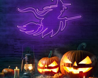 Witch Hat Neon Sign - Etsy