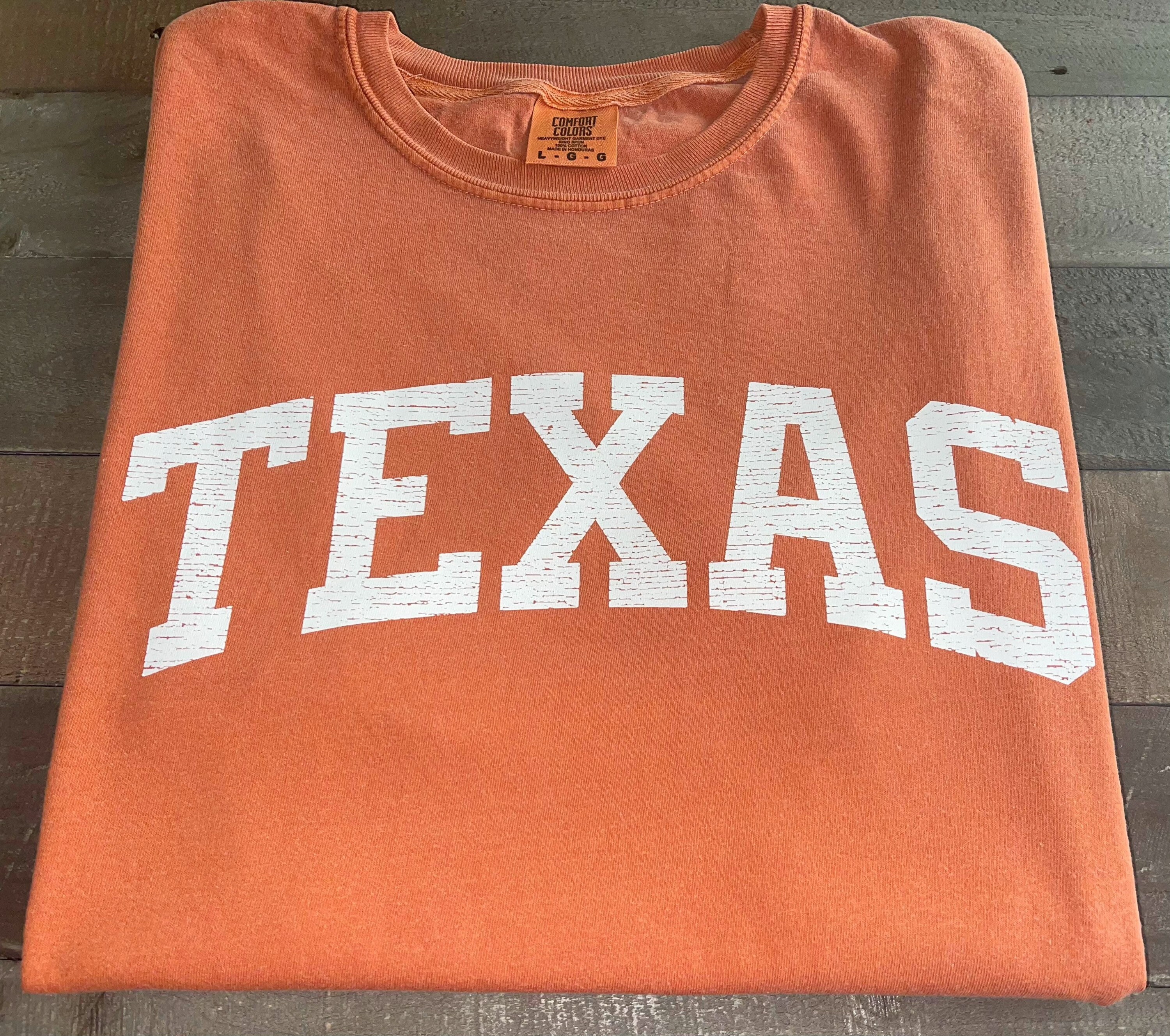Texas Orange T Shirt Texas Orange Texas Gift Austin - Etsy