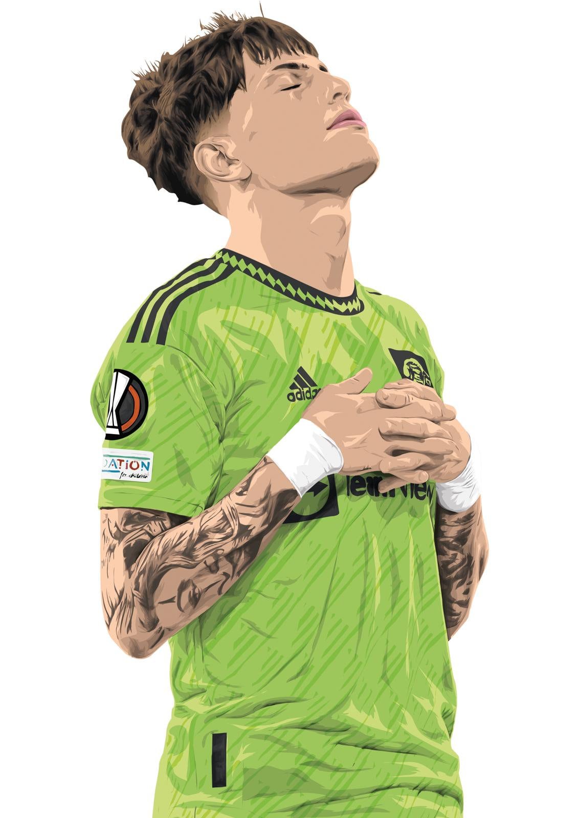 Alejandro Garnacho Print - Etsy