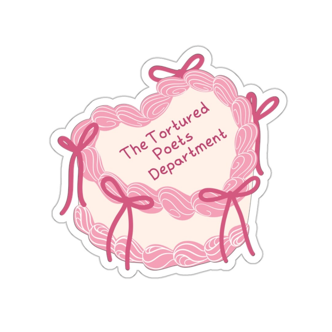 TTPD Cake Sticker the Tortured Poets Department Taylor Swift Merch - Etsy