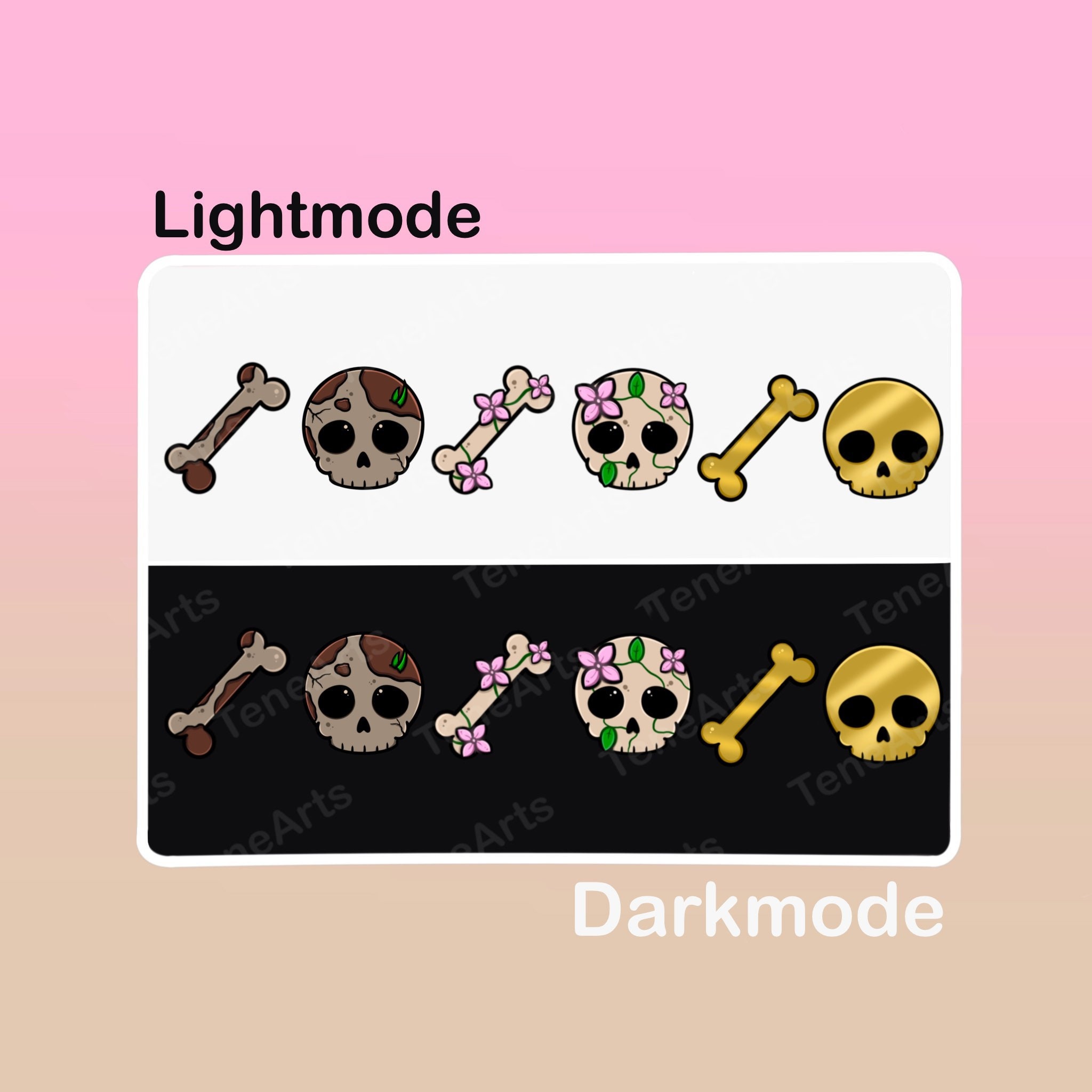 Skulls and Bones Twitch Sub Badges - Etsy