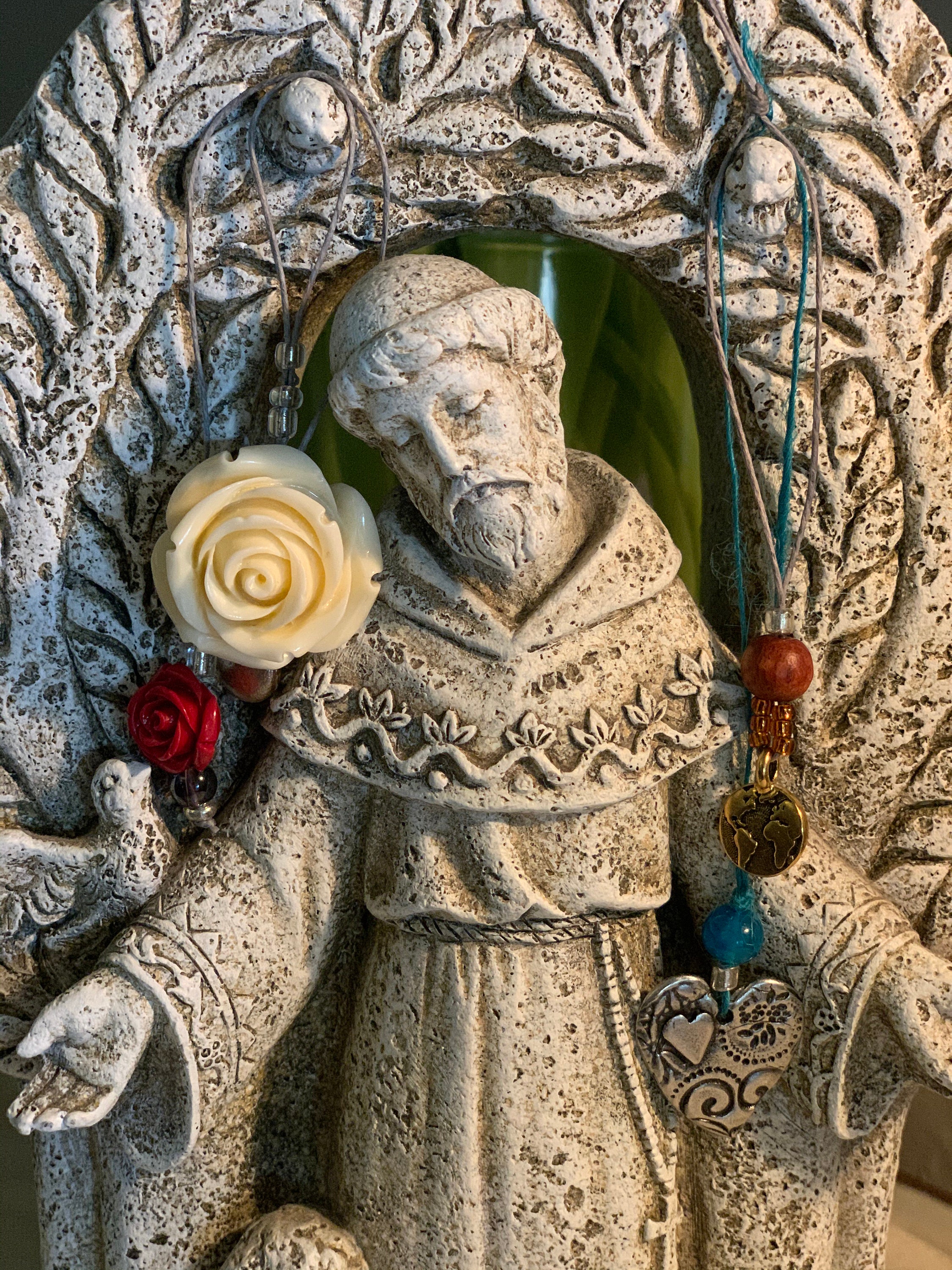 Rose Milagros, Altar Piece, Prayer Bauble - Etsy