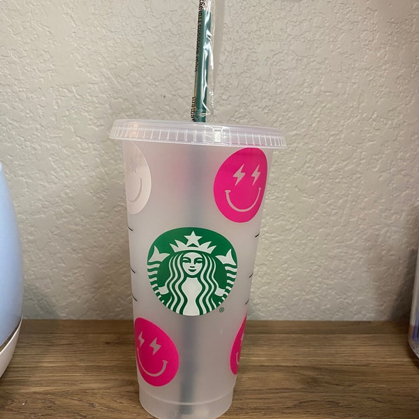 Preppy Starbucks Tumbler - Etsy