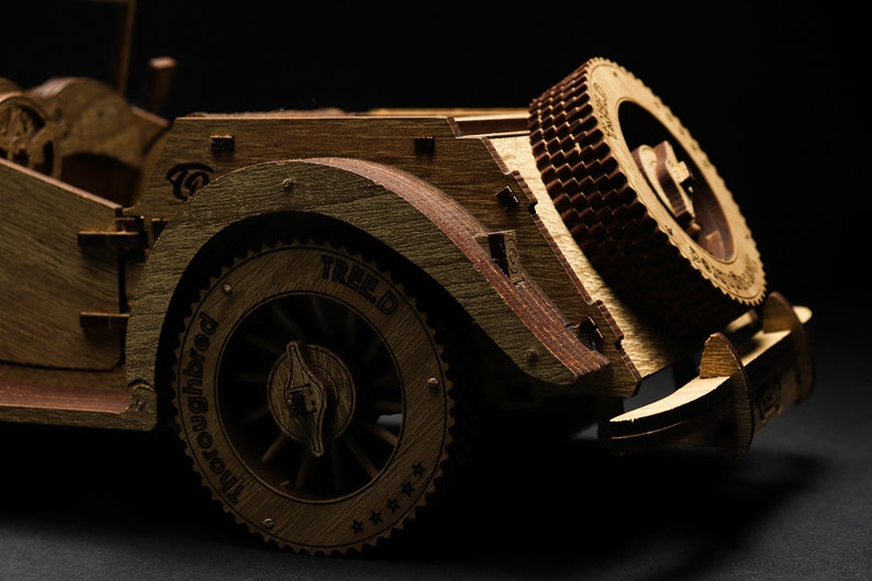 Treed-puzzle Car 3D Wooden Puzzle - Car Model Kit to Build - - Wooden ...