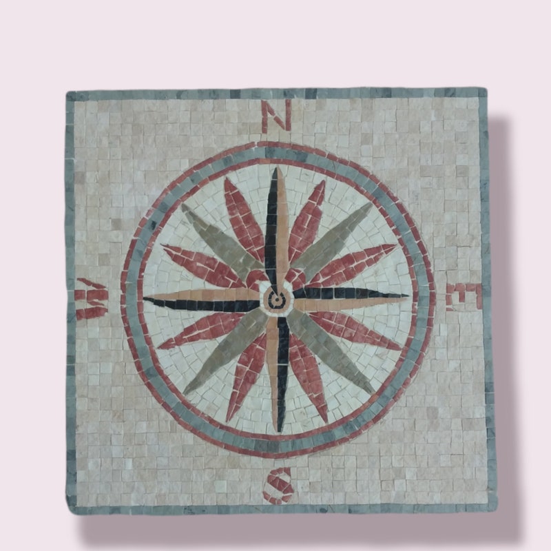 Stone Compass Rose - Etsy