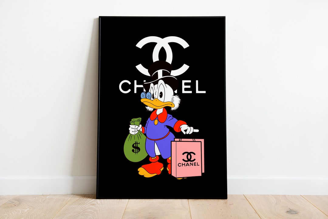 Black Pop Art Print, Modern Wall Art Decor, Digital Download, Living ...