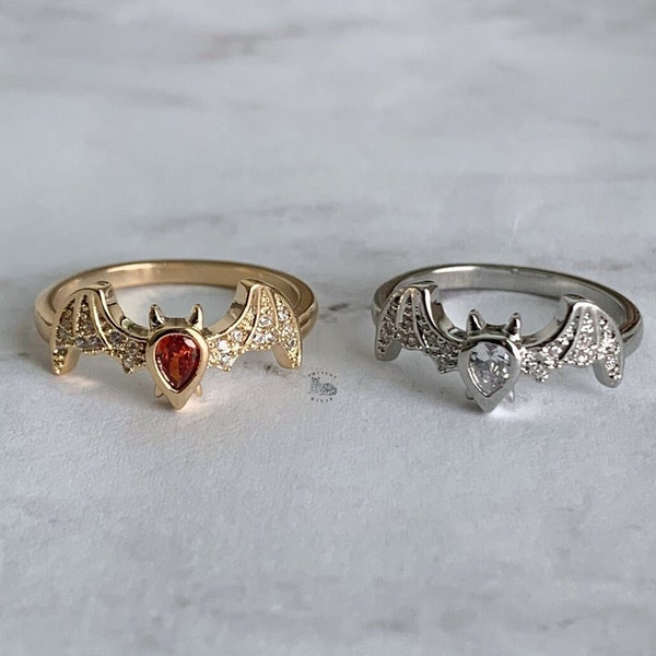 Bat Ring - Etsy