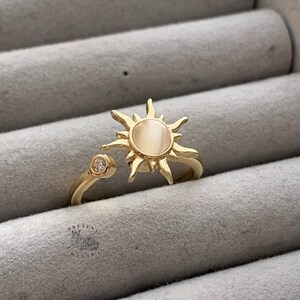 Planet Fidget Ring Rainbow Spinner Ring Anxiety Ring - Etsy