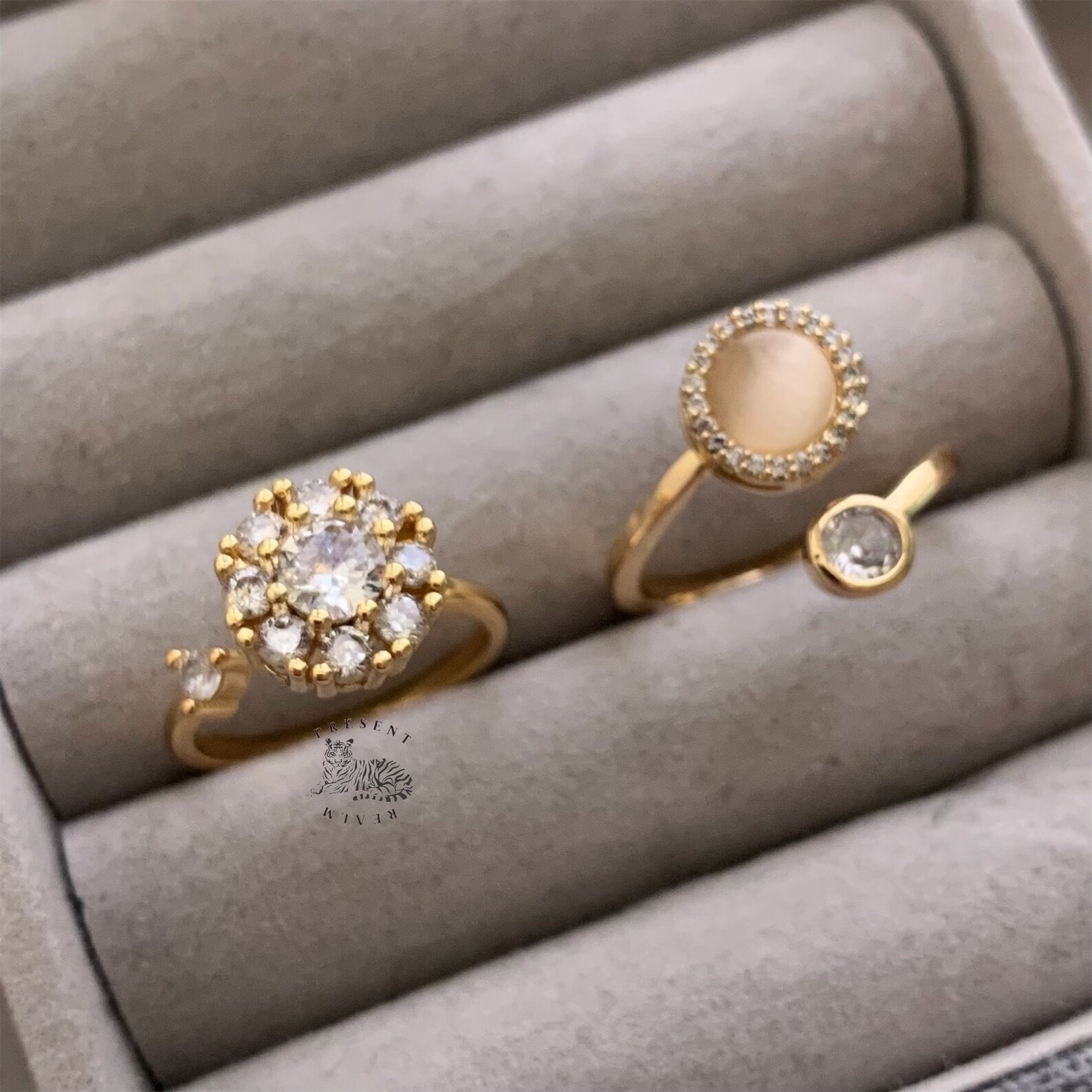 Fidget Ring Bundle Pack Stackable Ring Set Spinner Ring - Etsy