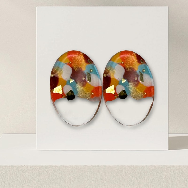 Silver Terrazzo Jewelry - Etsy
