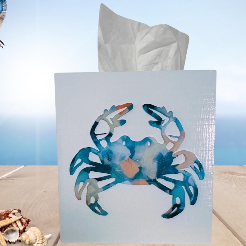 Abstract Tissue Box Holder - Etsy