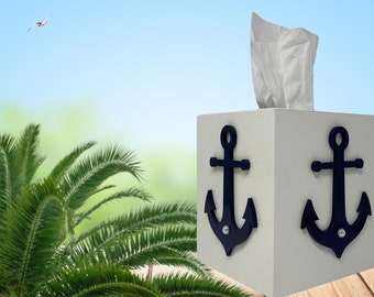 Nautical Tissue Box - Etsy