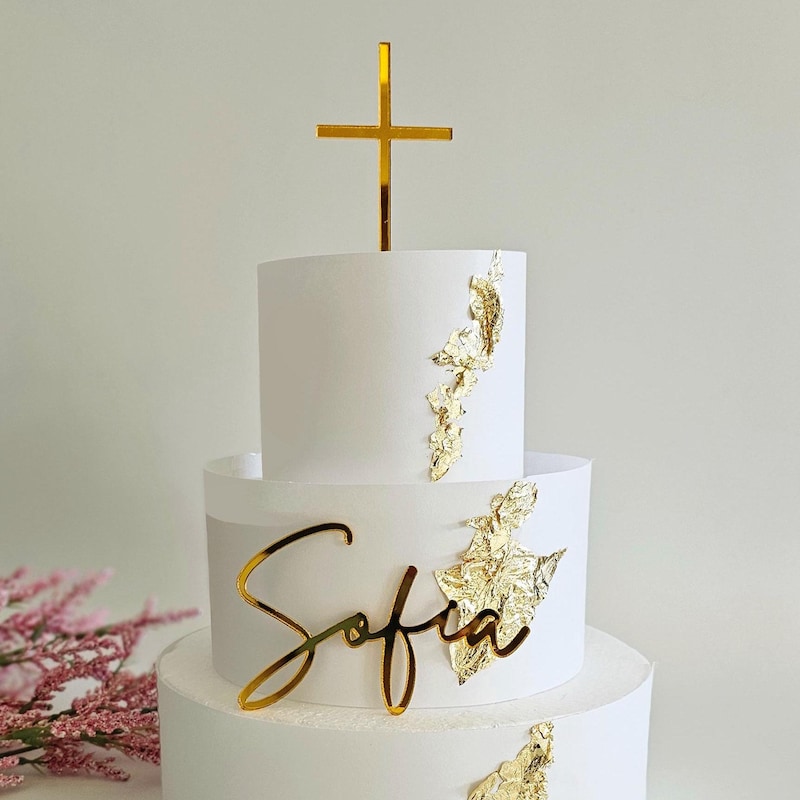 Baptism Cake Topper - Etsy