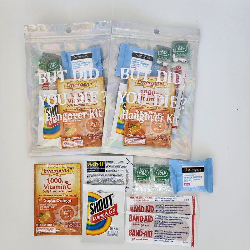 Hangover Kit Wedding - Etsy
