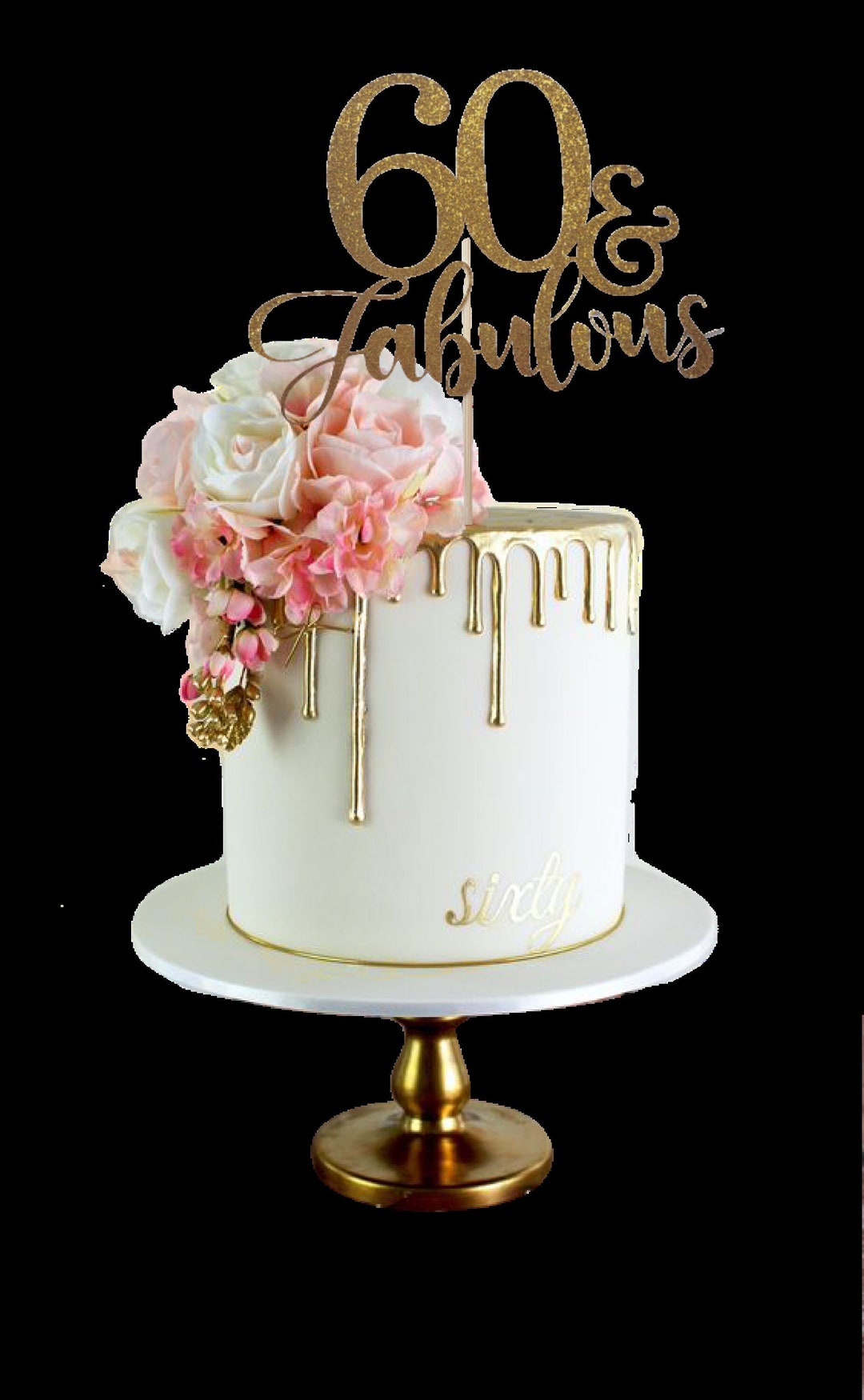 Any Age, Fabulous Cake Topper/party Ideas for 80th Birthday/60 and ...