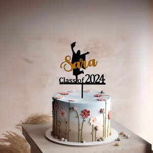 Girl Custom Class of 2024 Cake Topper/ Graduation Cake Topper/double ...