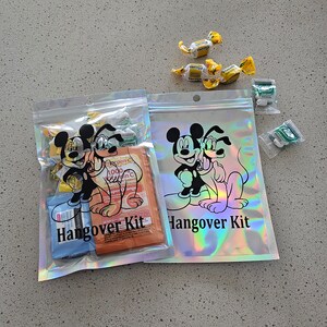 Disney Bachelorette Party Hangover Kit Wedding Hangover Kit ...