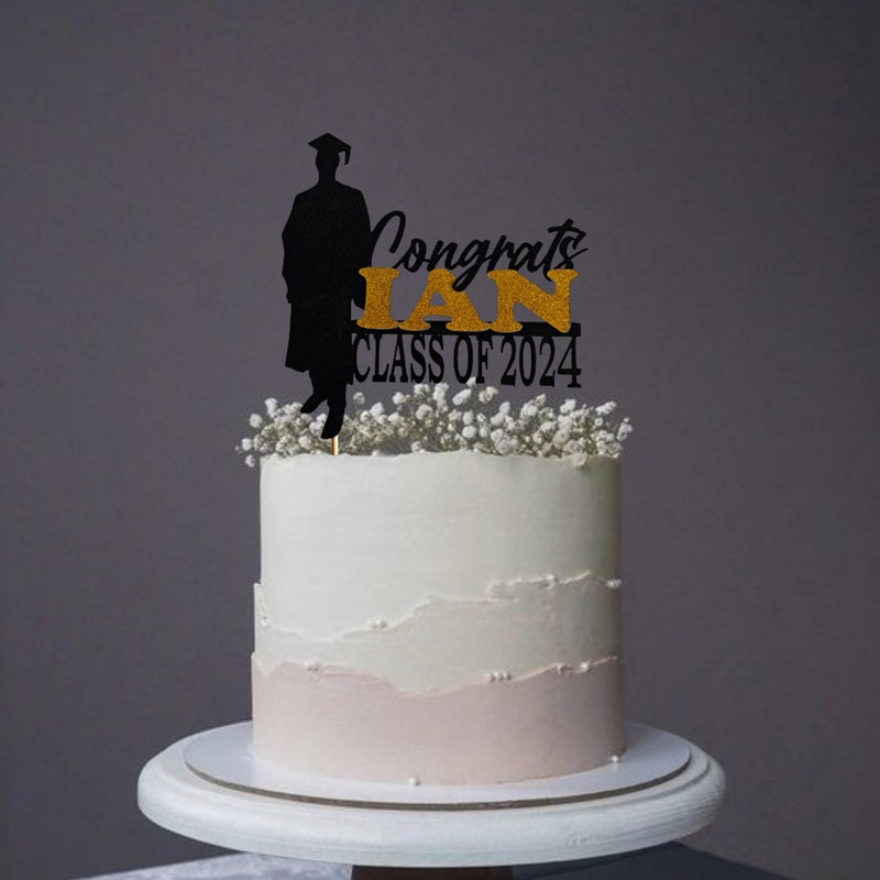 Graduation Cake Topper - Etsy