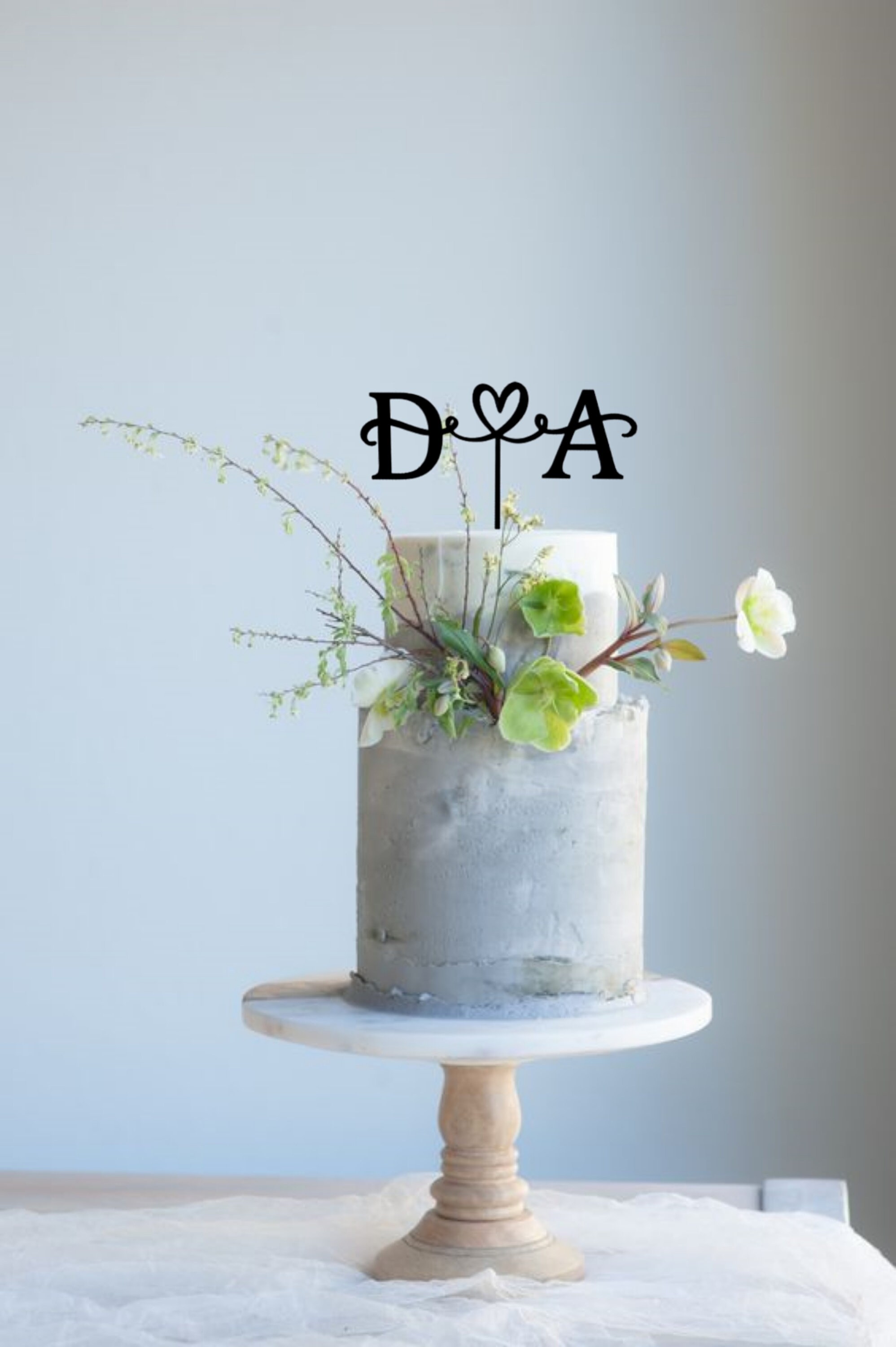 Wooden Cake Topper Letter - Etsy