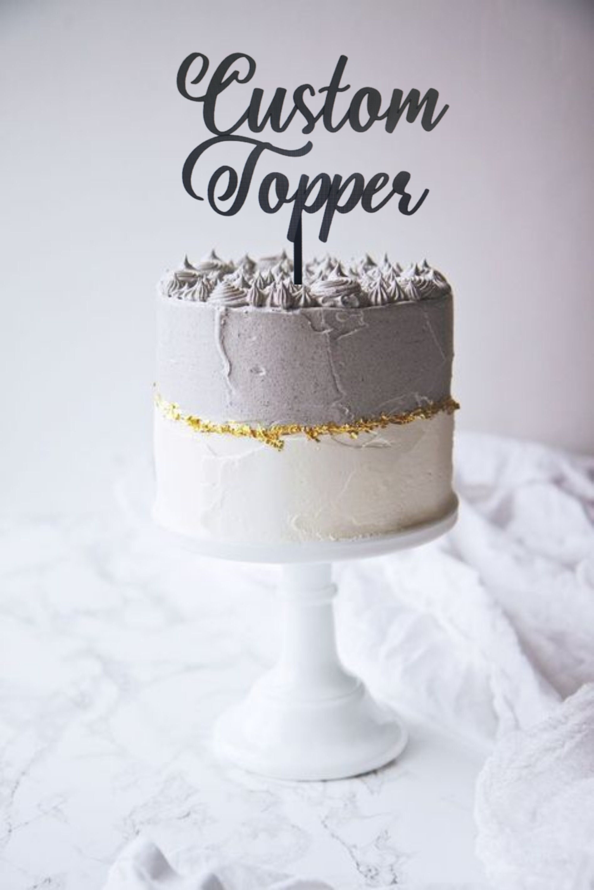 Custom Cake Topper/personalized Cake Topper/custom Wood - Etsy