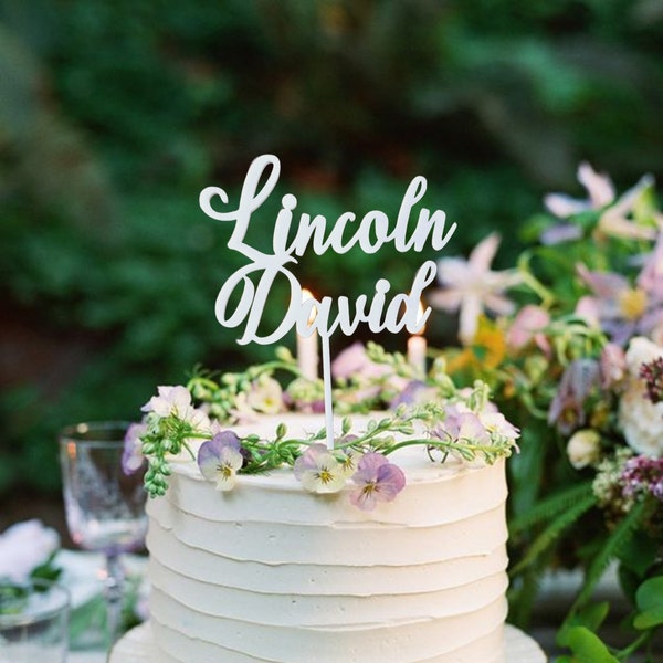 Custom Name Cake Topper - Etsy