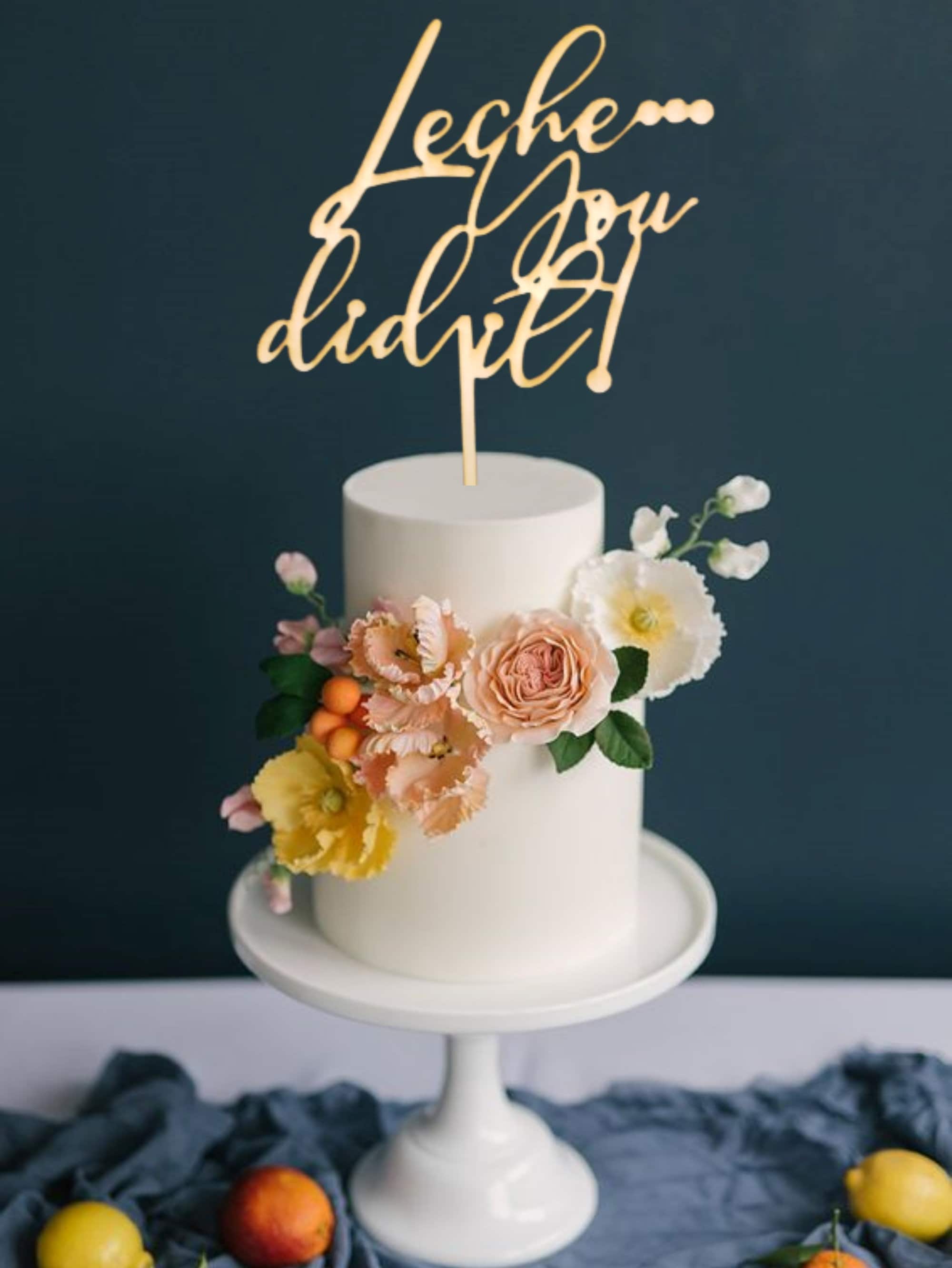 Custom Cake Topper/personalized Cake Topper/custom Wood - Etsy