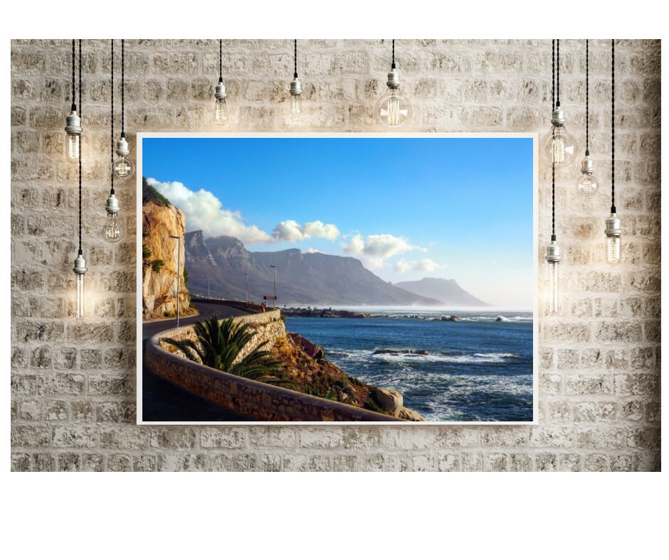 Table Mountain Print, Le Cap, Afrique du Sud, Affiche de voyage, Home ...
