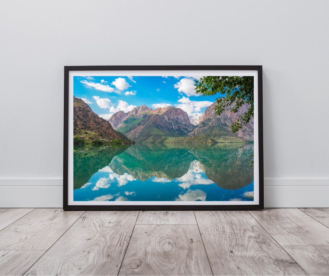 Lake Art Print, Landscape Print, Lake Life, Travel Poster, Mirror Art ...