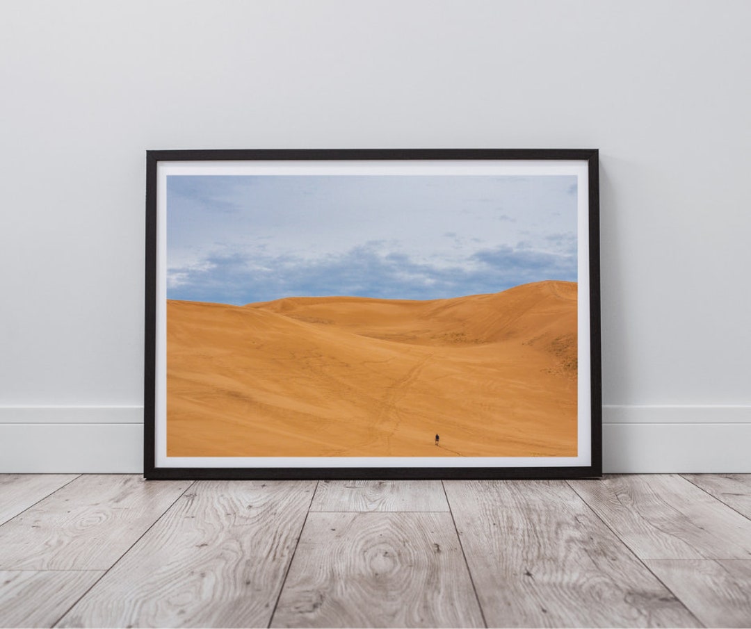 Desert Poster Print, Mongolia Print, Photography Digital Wall Art Print ...