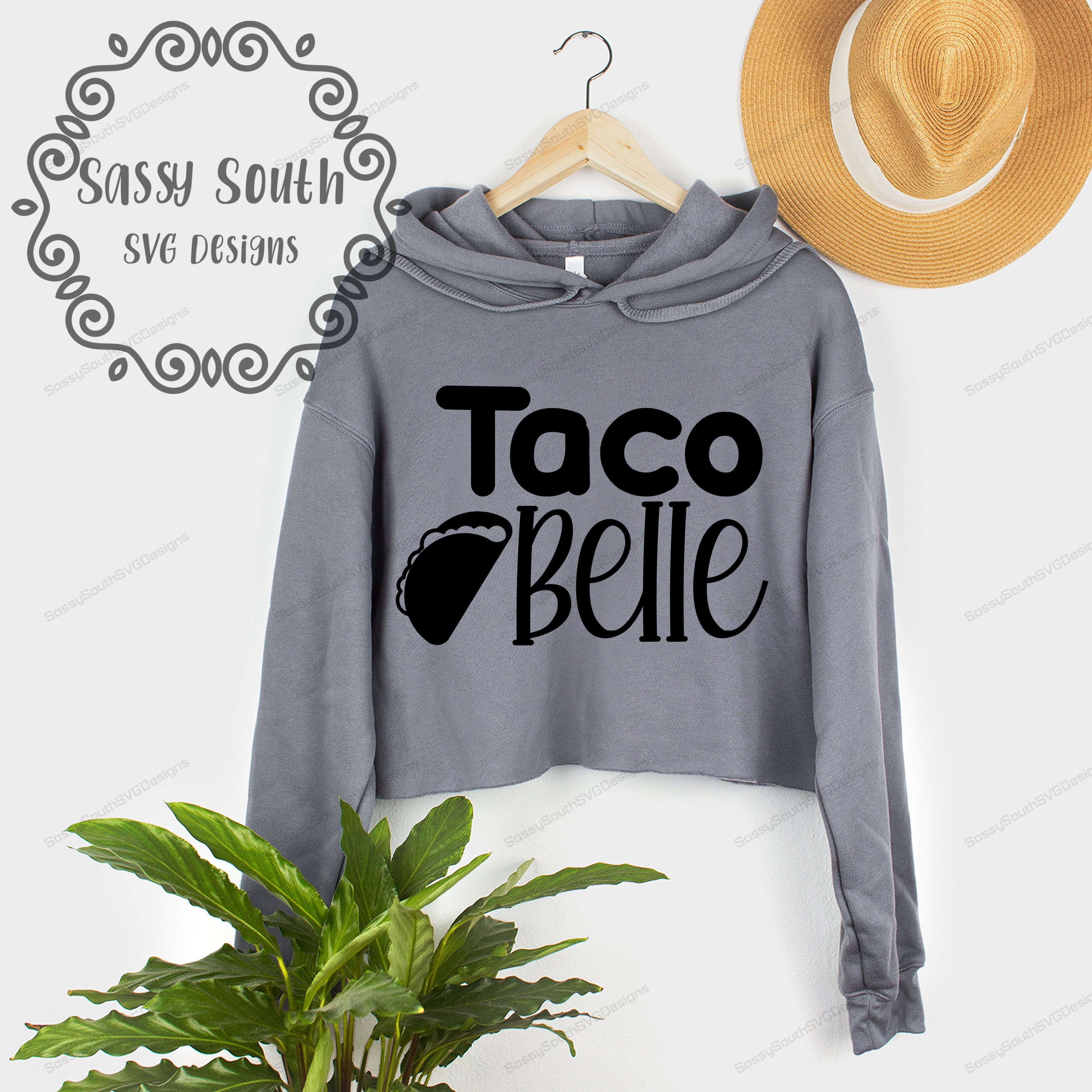 Southern Belle SVG Food Svg Taco Svg Cute Sayings Svg - Etsy
