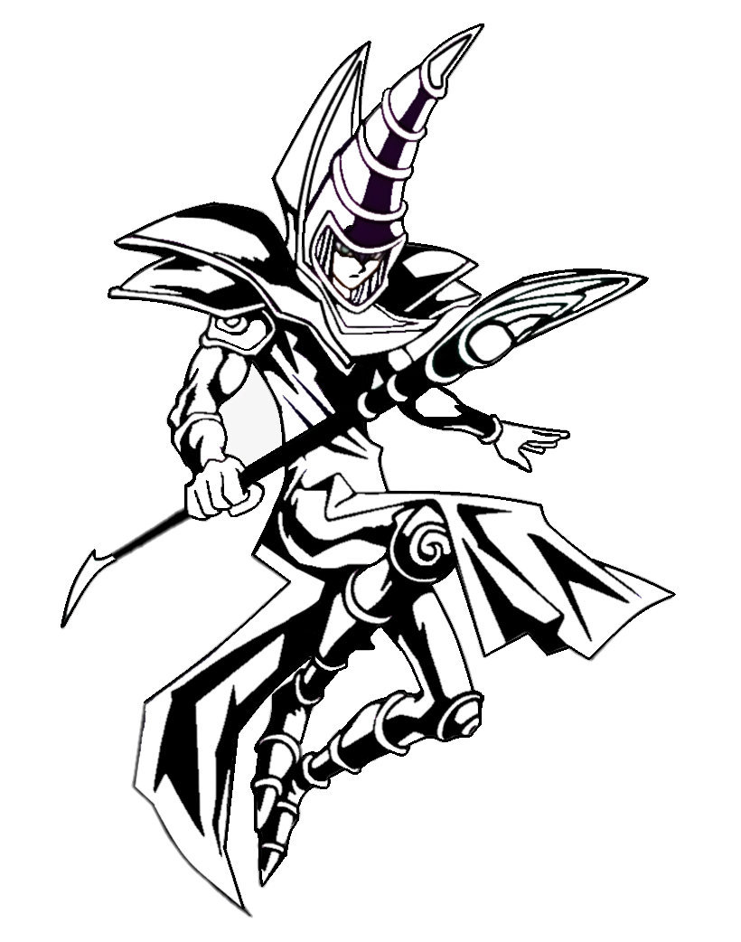 Yugioh Dark Magician SVG | Etsy