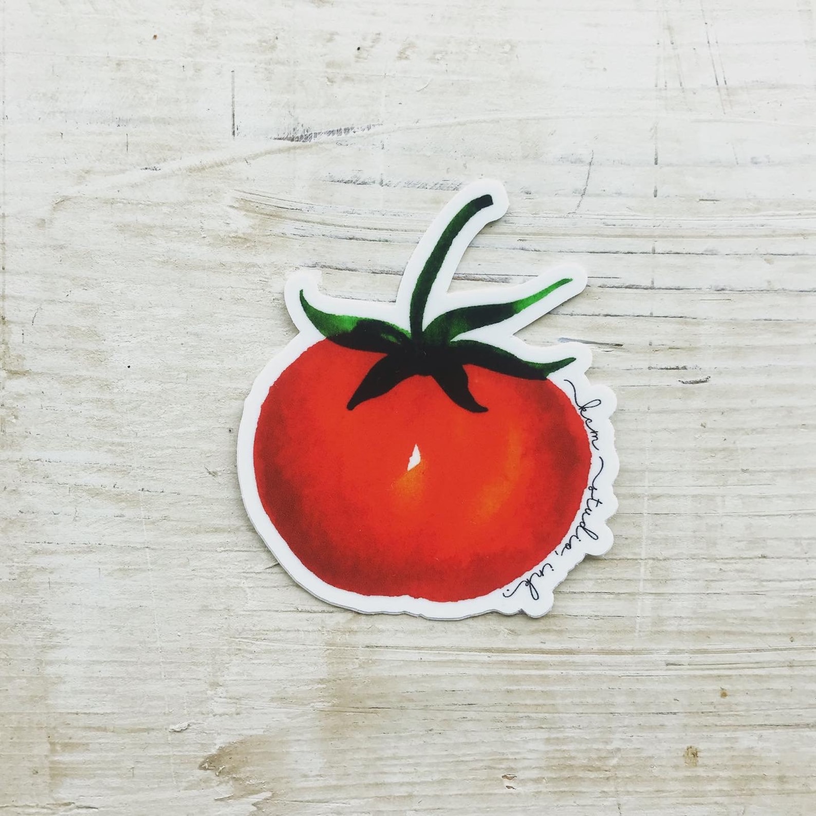 Tomato Sticker - Etsy