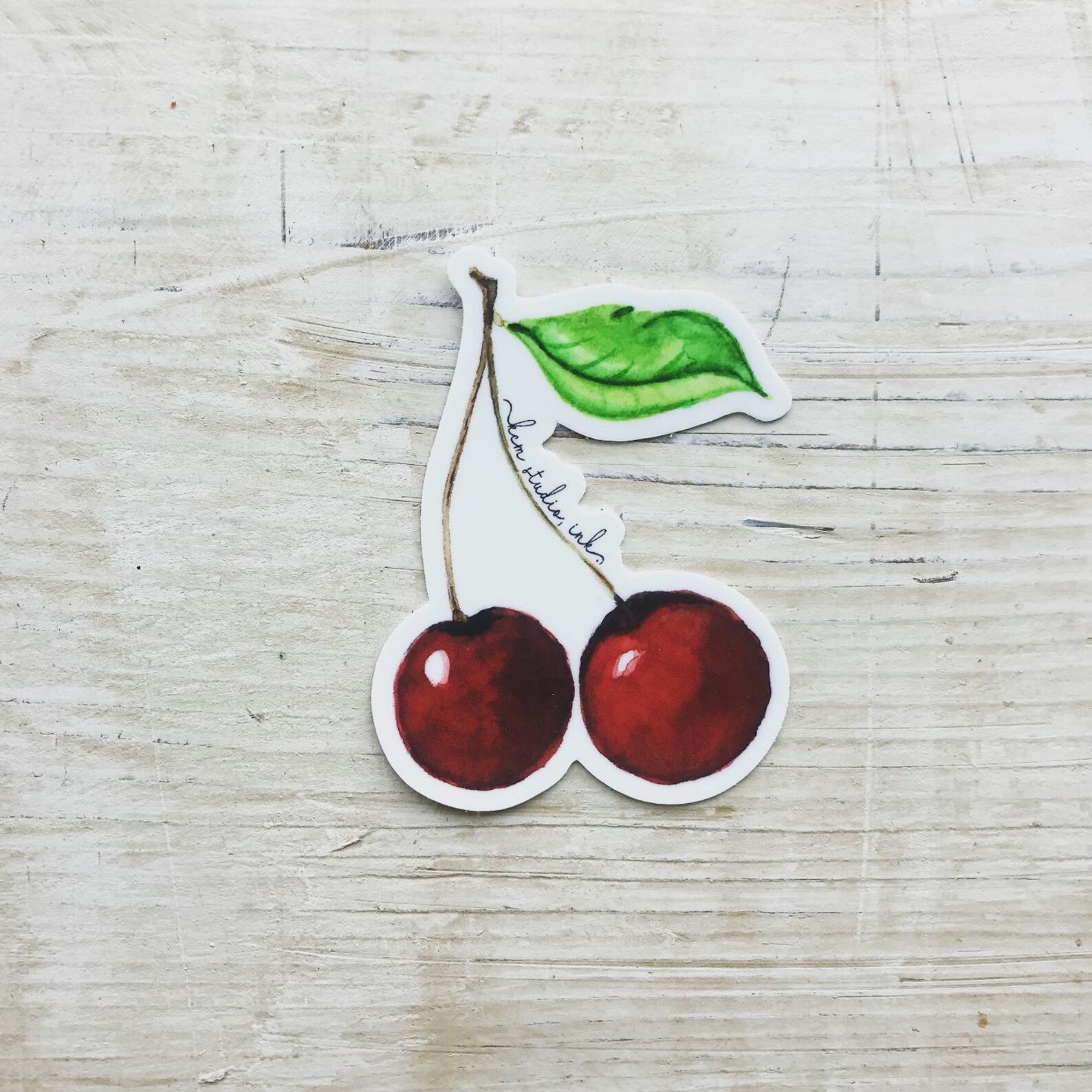 Cherry Sticker - Etsy
