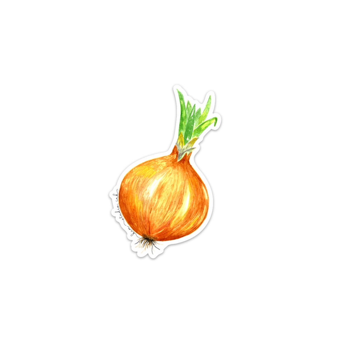 Yellow Onion Sticker - Etsy